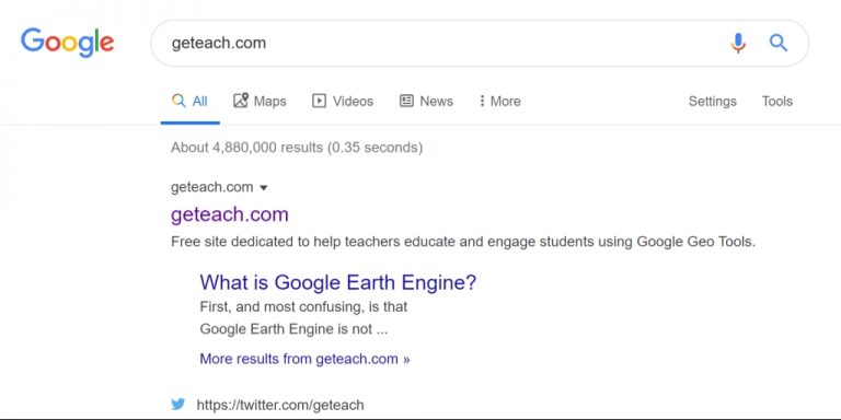 Decade of Google Geo EDU – geteach.com/blog