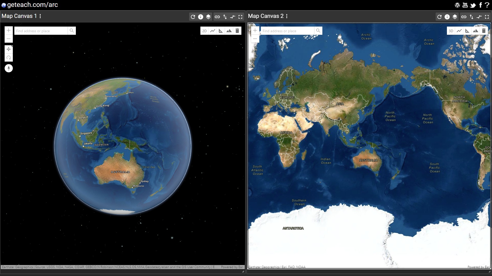 GeTeach.com and ArcGIS API – geteach.com/blog